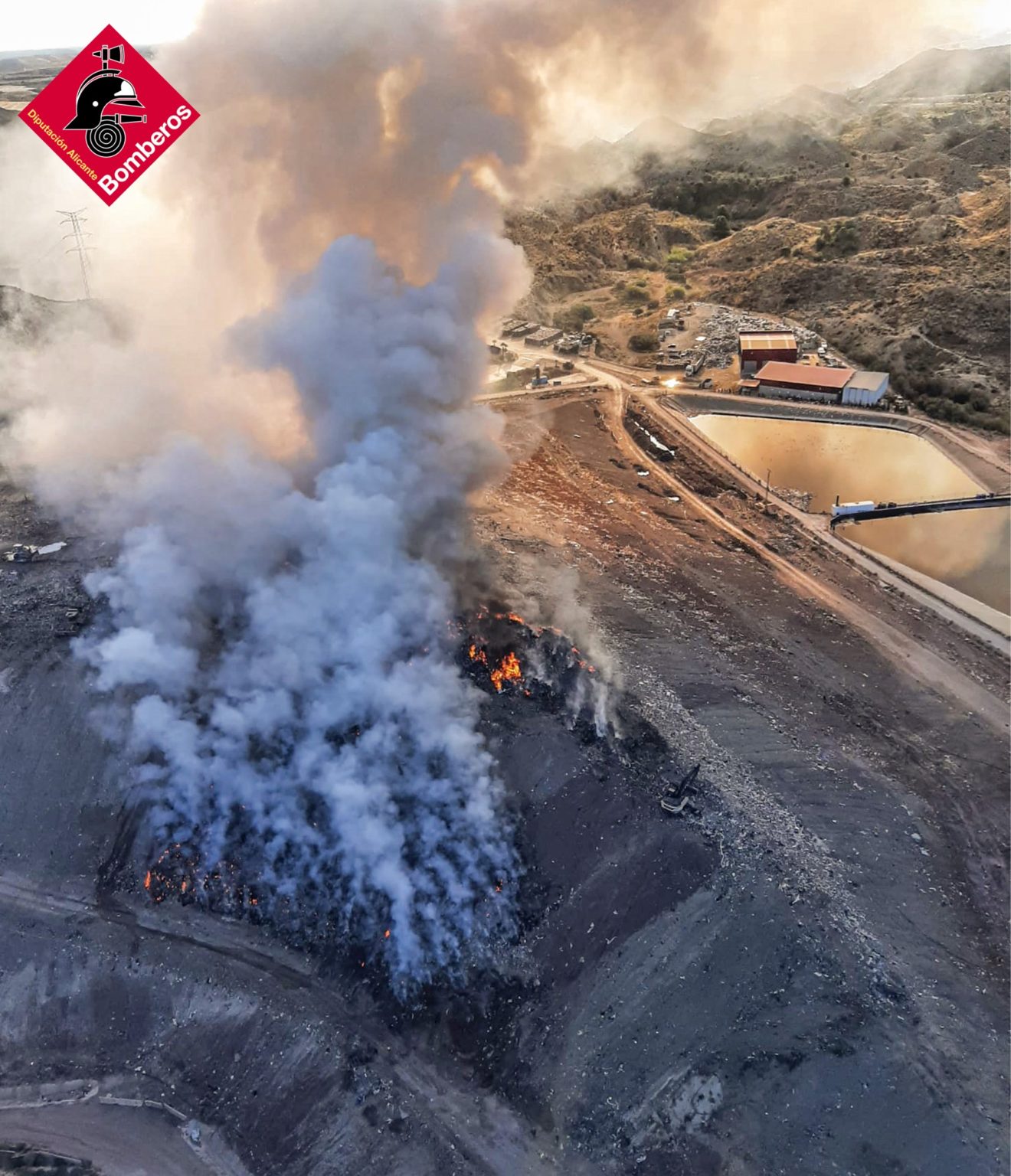 Landfill site on fire | Costa News